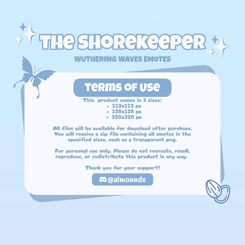 Wuthering Waves: Shorekeeper Emote Pack [3] — Cute, Ready-to-use Emotes ...