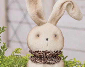 Primitive Bunny With Bucket of Eggs - Etsy