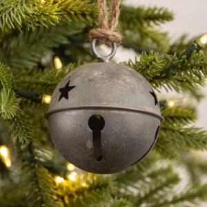 Lg. 3 1/2 Rustic Vintage Farmhouse Christmas Bell Sleigh Bell Jingle ...
