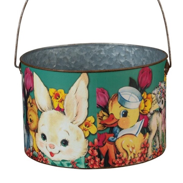 Metal Easter Bucket - Etsy