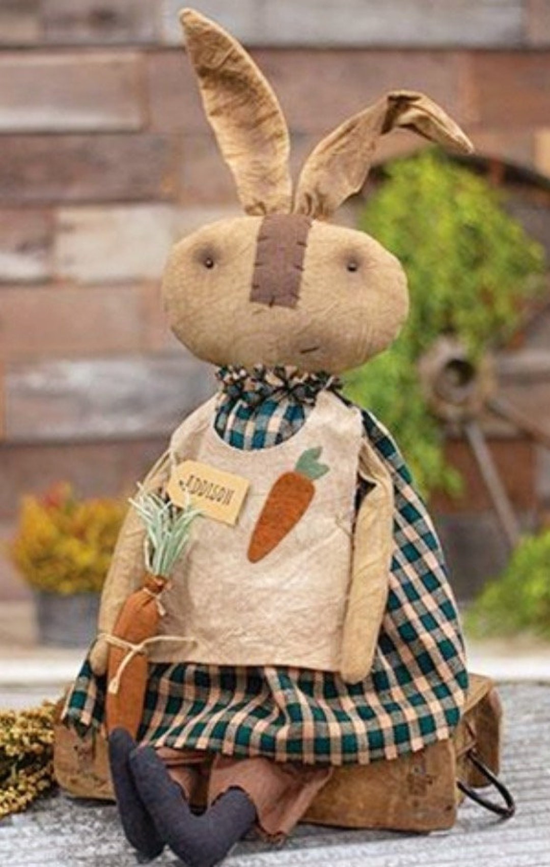 XXL Jumbo Primitive BUNNY DOLL Easter Bunny Rabbit - Etsy