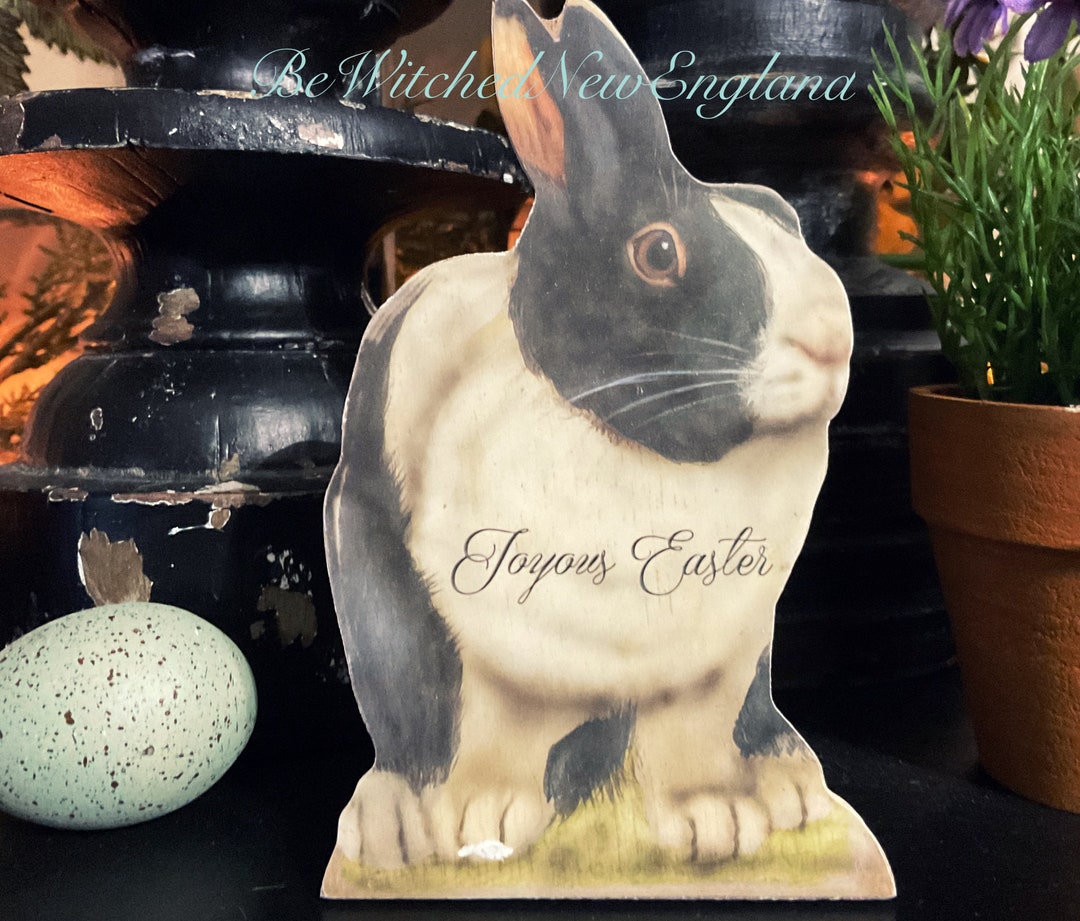 Happy Easter Rustic Farmhouse Bunny Rabbit Tiered Tray Dummy Board - Etsy