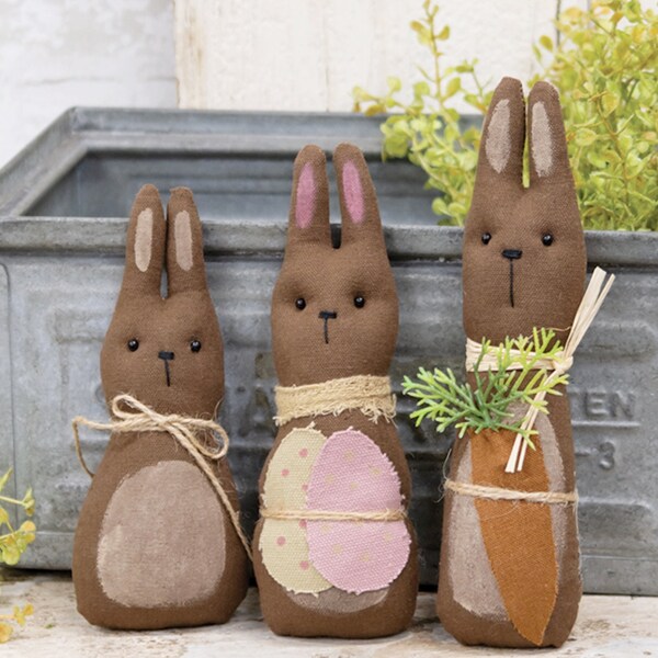 Primitive Bunny - Etsy
