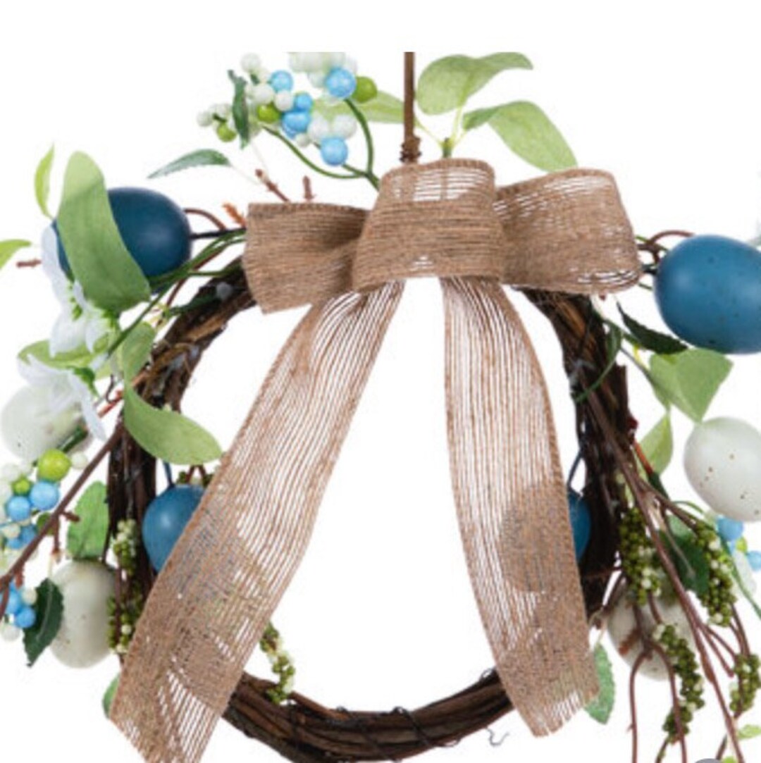 11 Spring Easter Egg Wreath Door Greeter Wreath Door Hanger - Etsy