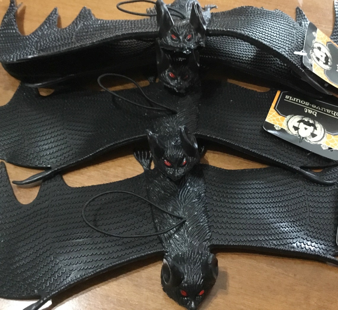 Vampire Bat Skeleton Bat Halloween Prop 11 Hanging Bat Decor - Etsy
