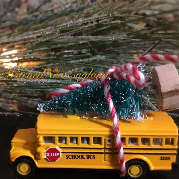 Christmas School Bus - Etsy