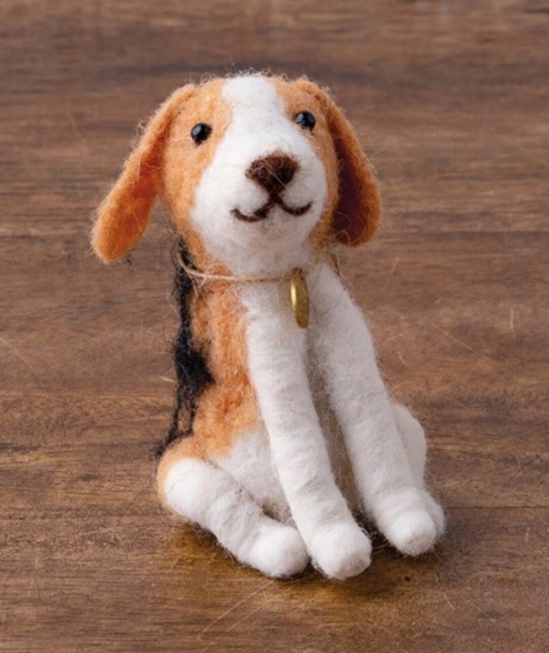 Felted Dog Ornament Felted Beagle Dog Ornament - Etsy