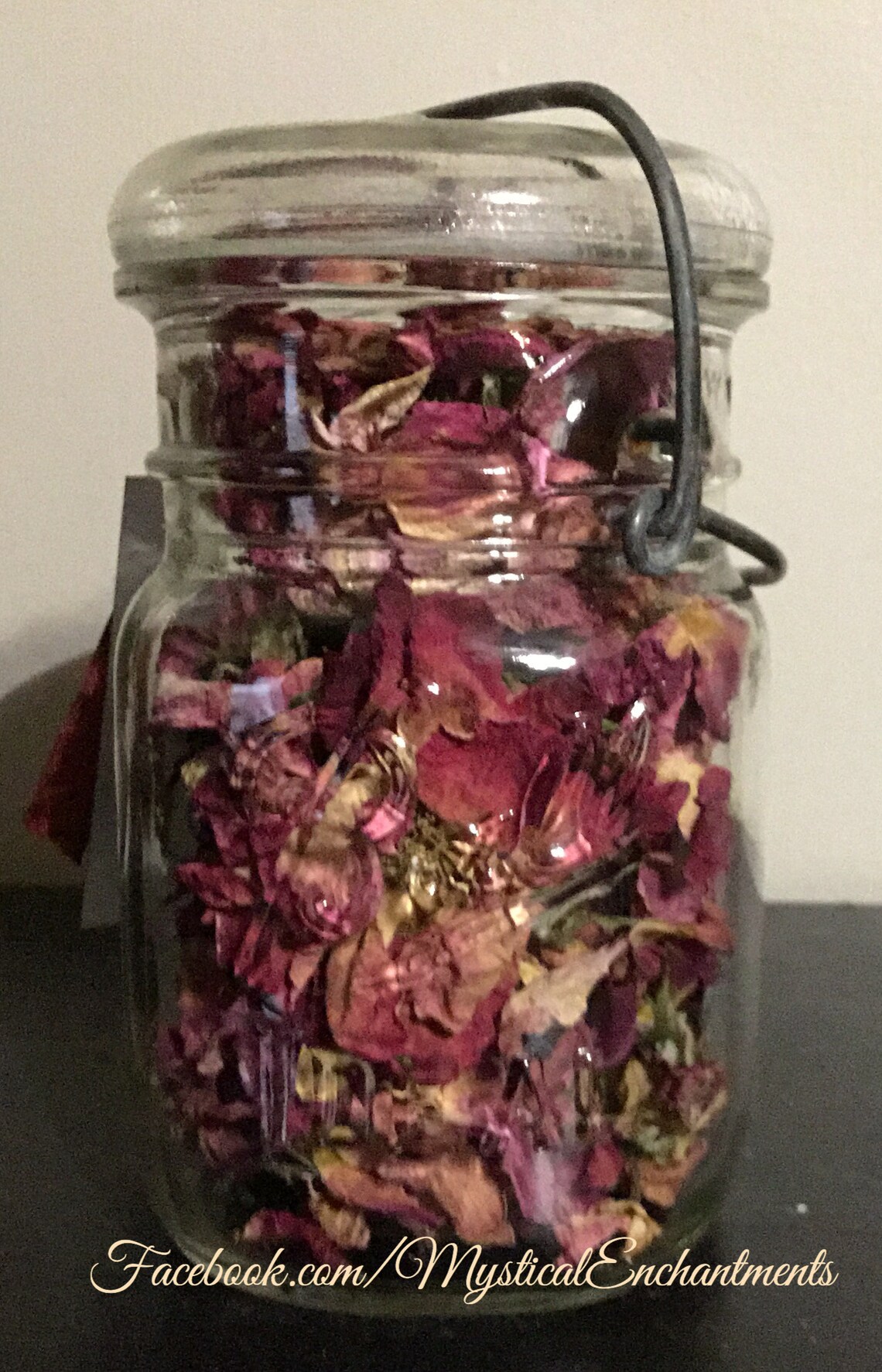 Rustic Farmhouse Dried Pink Roses in Vintage Pint Mason Jar | Etsy