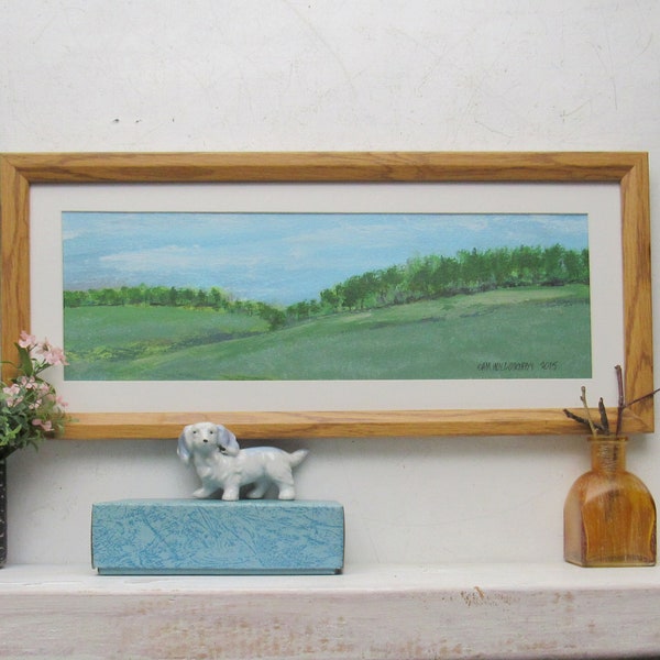 Framed Landscape Painting - Etsy