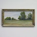 Framed Original Painting countryside Original Acrylic Painting Vintage ...