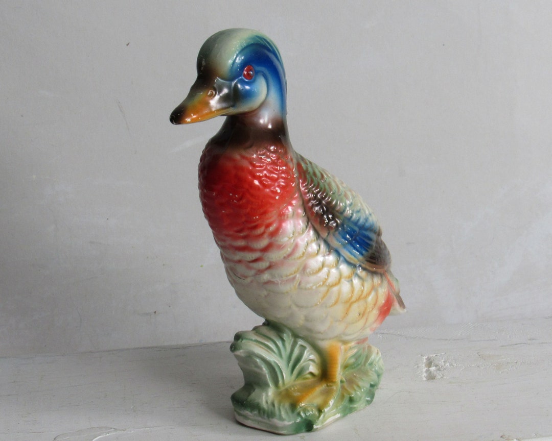 Vintage Home Décor - Vintage Duck – Cabin Decor -ceramic – Mid Century ...