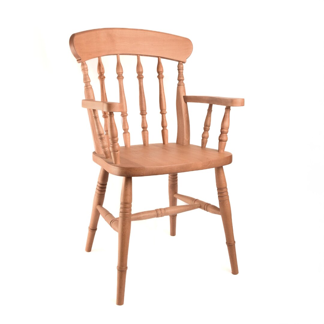 Farmhouse Spindle Back Carver Dining Armchair - Etsy