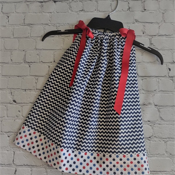 Navy and Red Chevron - Etsy