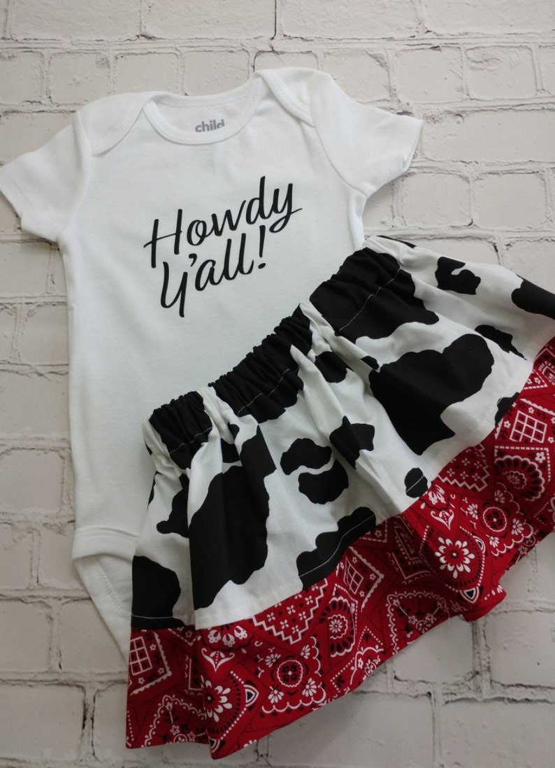 Howdy Y'all Cowgirl Outfit Newborn Baby Shower Gift - Etsy