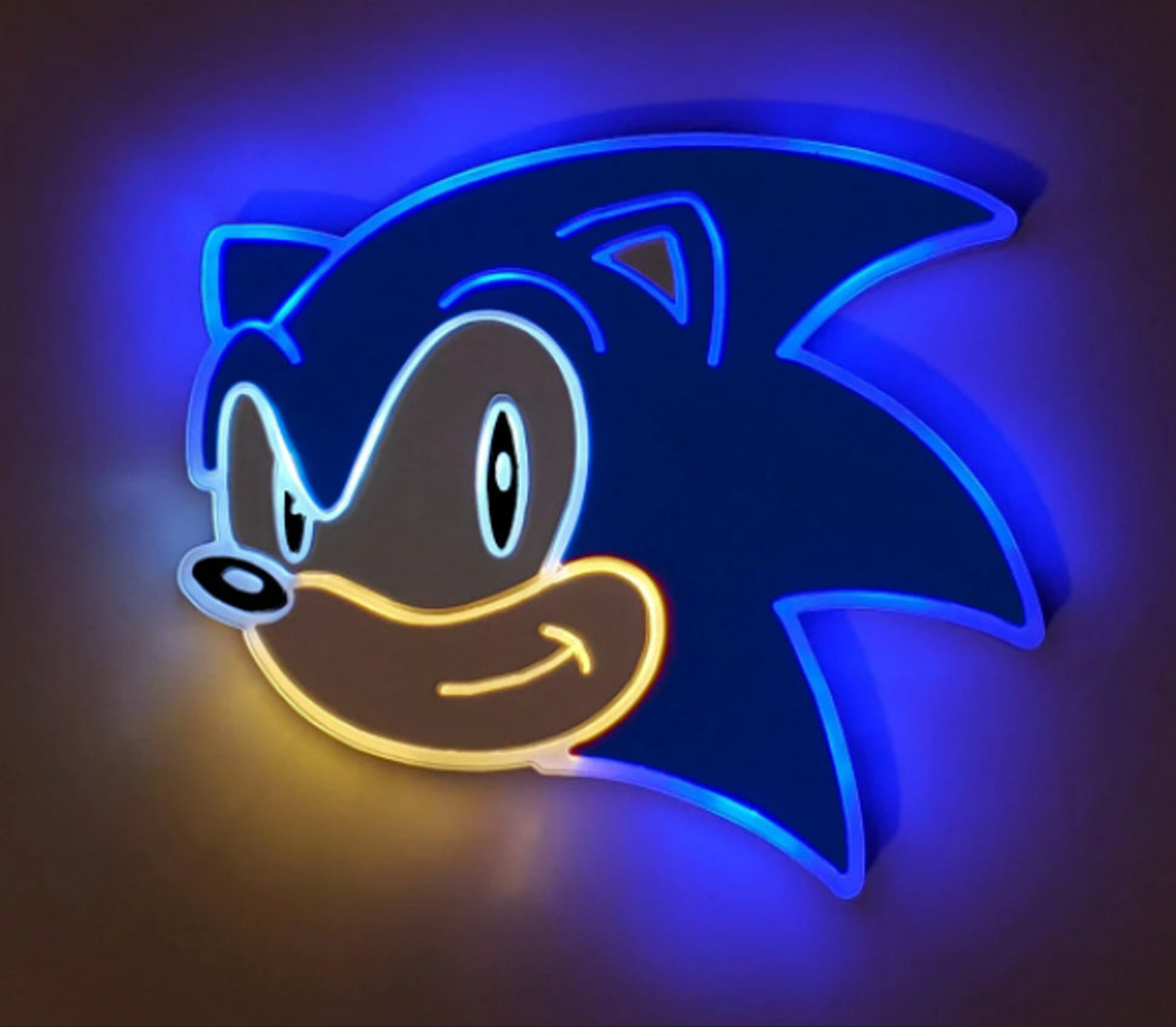 Sonic the Hedgehog Neon Sign / Shop Neon Signs / Sonic Led - Etsy