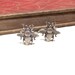 Antiqed Silver Bumble Bee Cufflinks - Honey Bee - Silver Ox Cuff Links ...