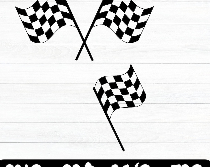 Nascar Racing Flags Start and Finish SVG - Etsy Canada