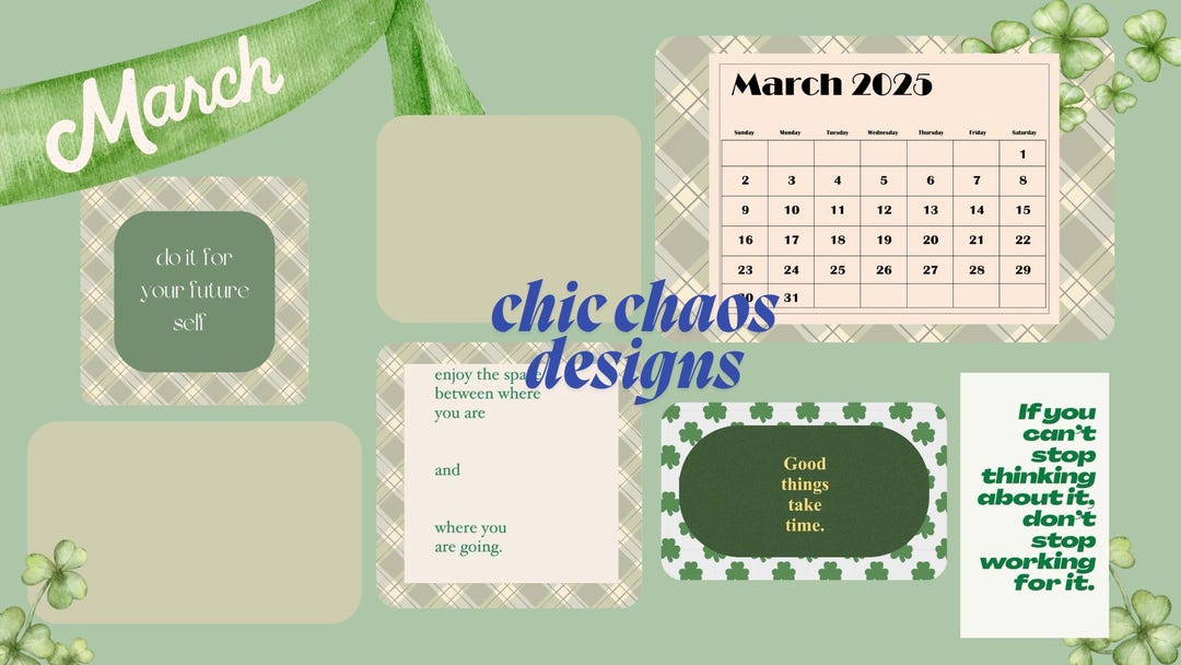 March Desktop Wallpaper - Etsy