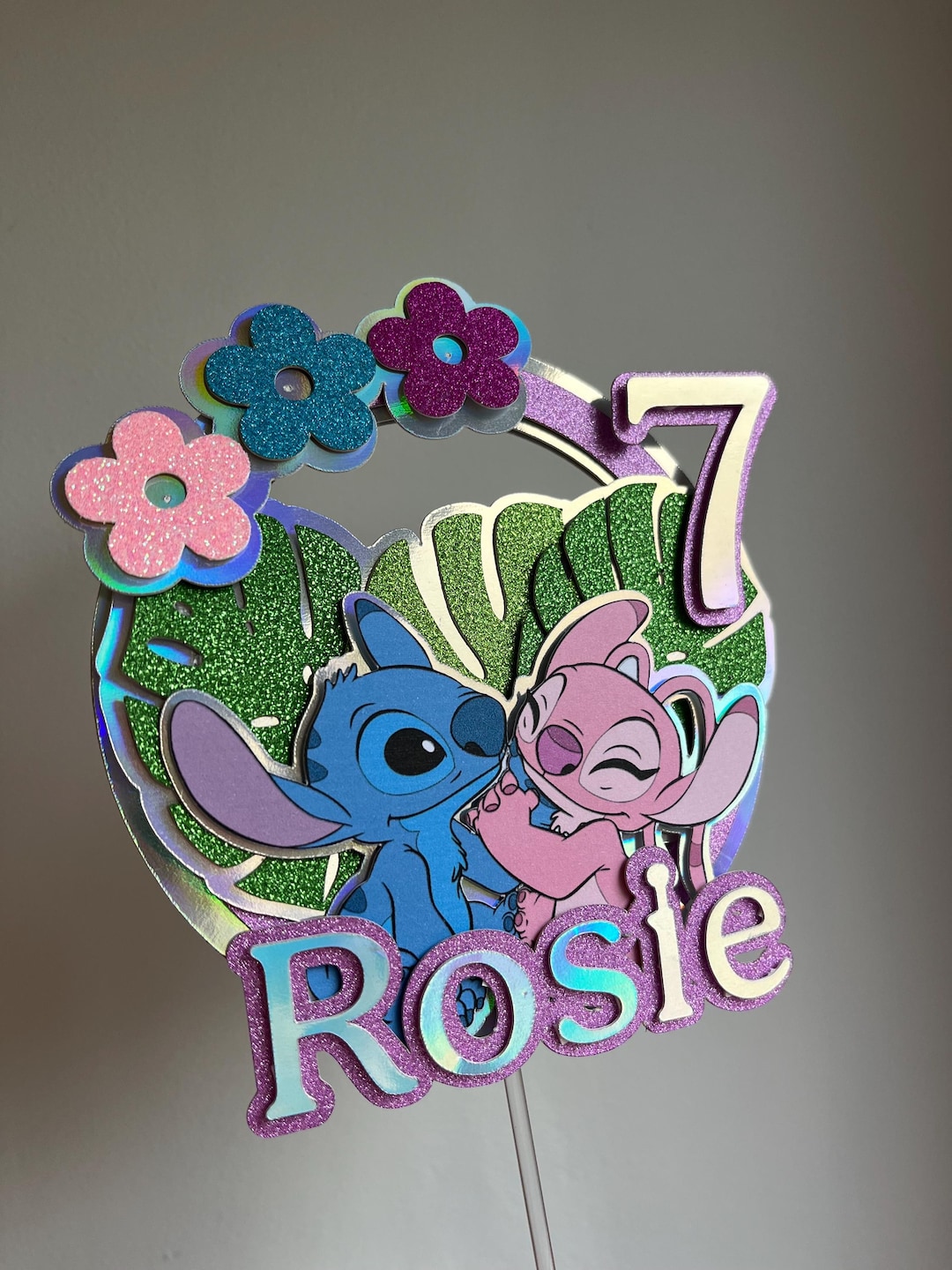 Stitch 3d Bespoke Personalised Cake Topper - Etsy UK