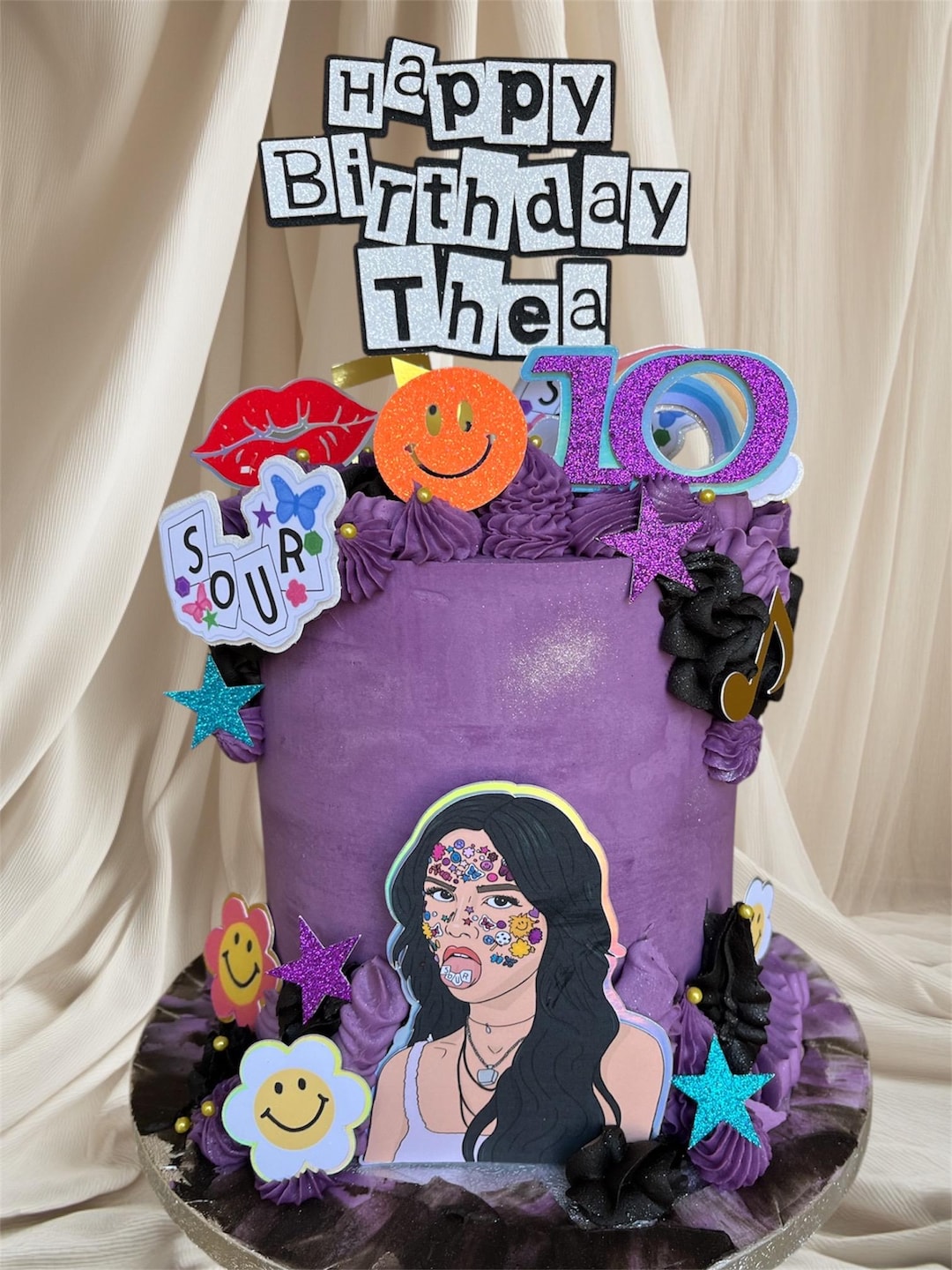 Olivia Rodrigo Cake Topper and Charms - Etsy