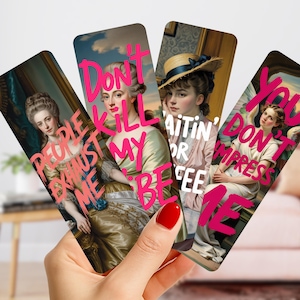 Sarcastic Bookmarks, Funny Quotes Bookmark Set, Adult Humor Bookish ...