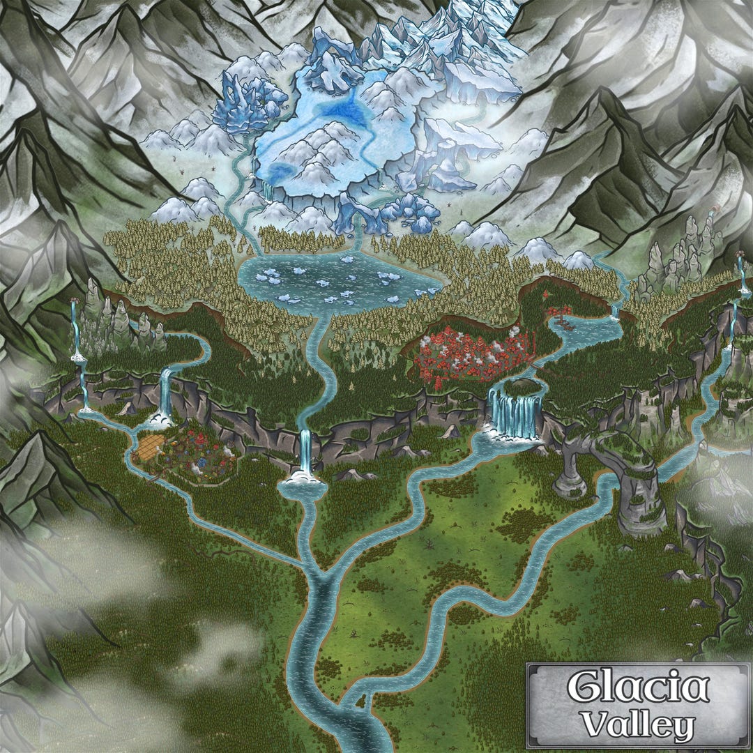 Custom Dnd World Map Commissions - Fantasy World Style! - Etsy
