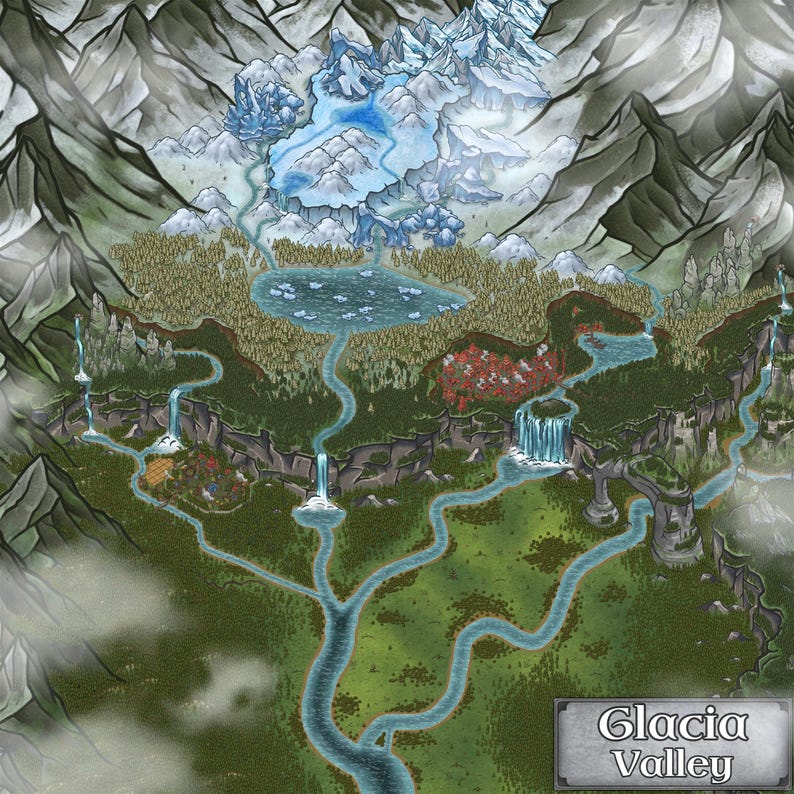 Custom Fantasy World Map Commissions - Fantasy World Style - D&D and ...