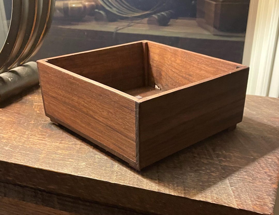 Rustic Black Walnut Memory Box - Etsy