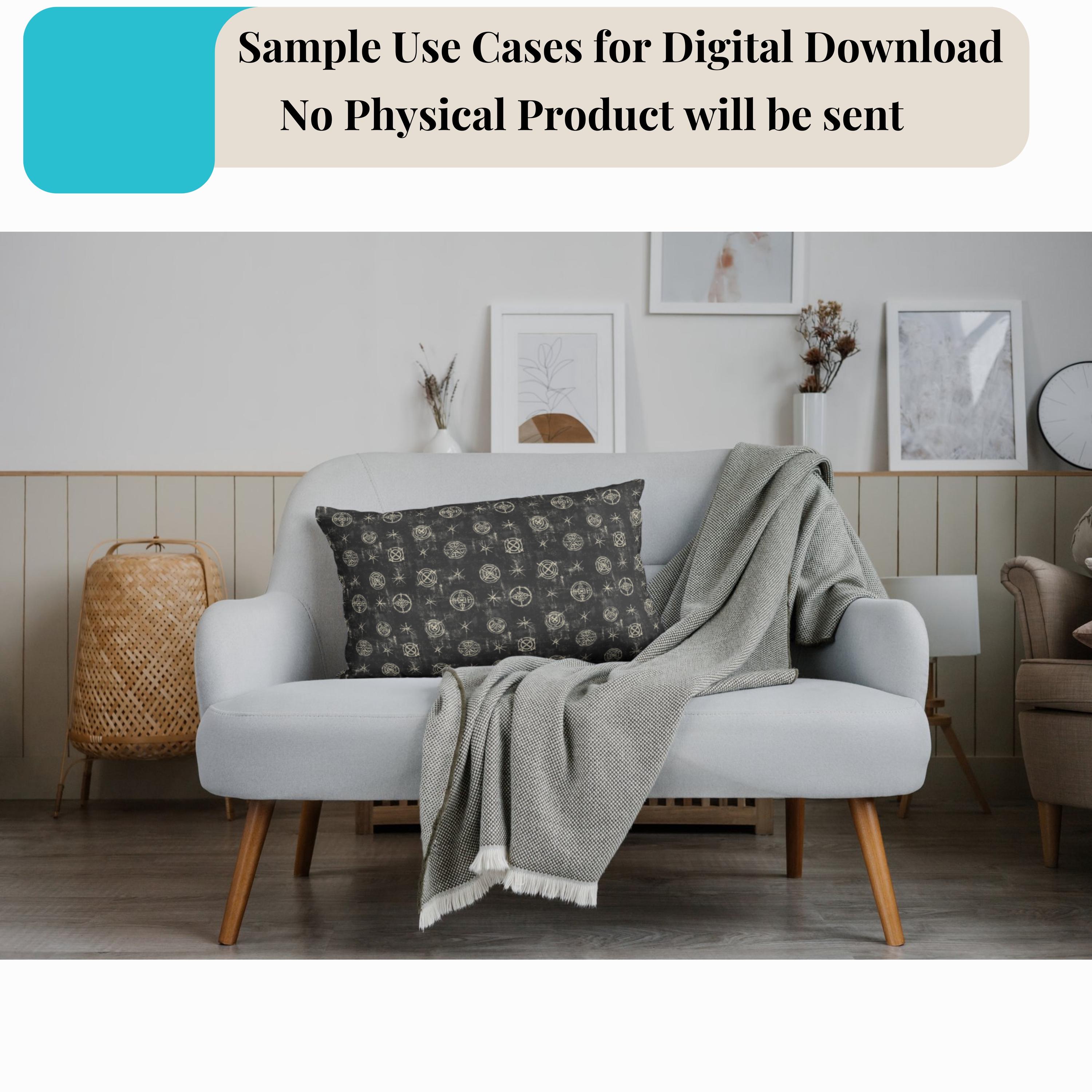 Mystical Sigil Pattern: Dark Occult Grunge Design for Witchcraft ...