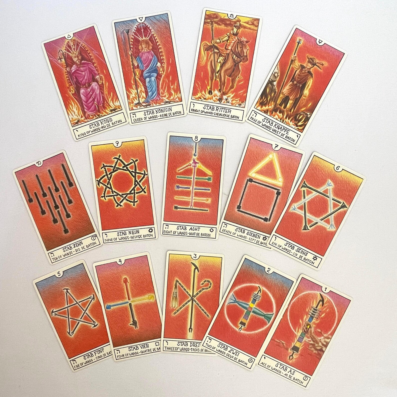 Rare 1986 Eclectic Tarot Deck: Piatnik, Josef Machynka, Complete 78 ...