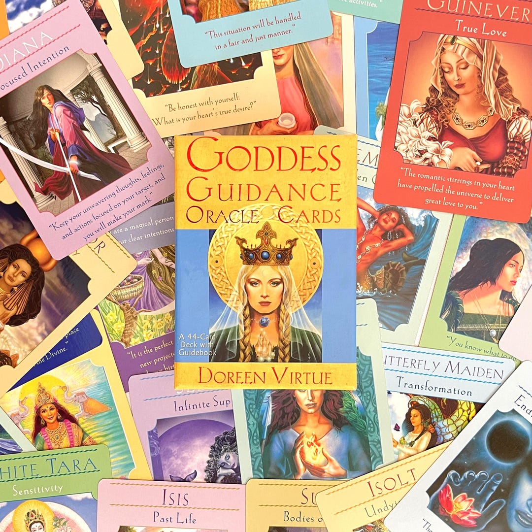 Goddess Guidance Oracle Cards | Doreen Virtue | Pre-loved Deck | Hay ...