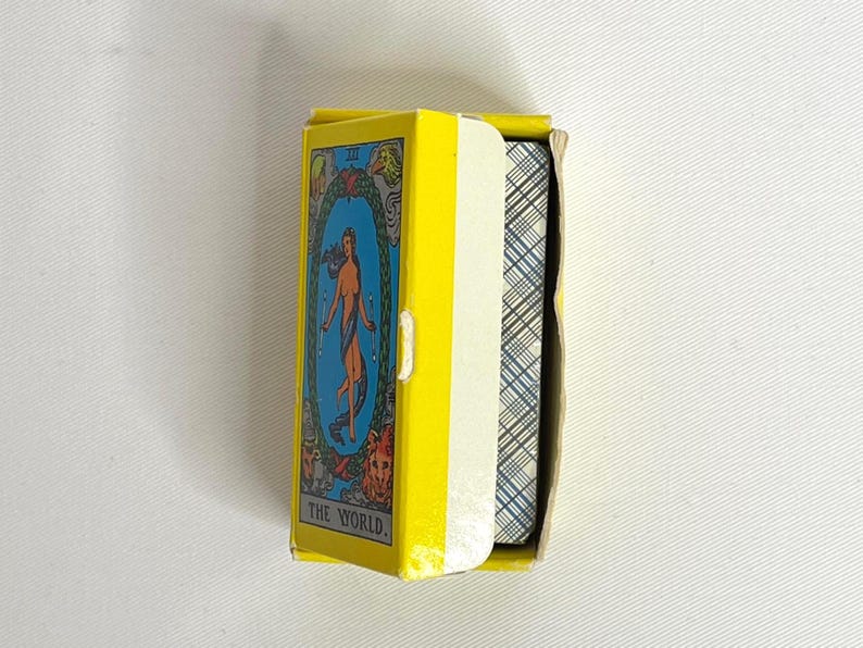 Miniature Rider-waite Tarot Deck | Vintage Tarot | Sealed Mini Tarot ...