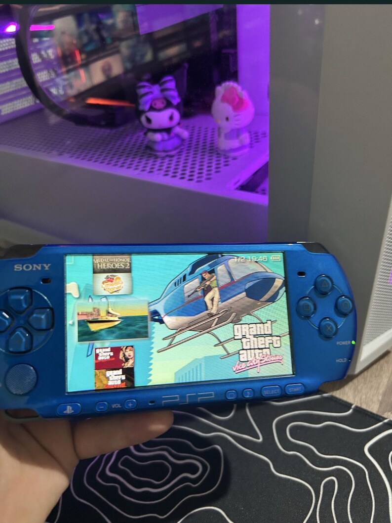 Sony PSP 3000 Console – 64GB Memory, 30+ Games Preloaded, Excellent ...