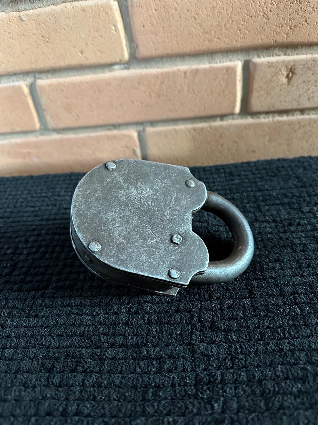 Decorative Metal Padlock and Key Old Padlock Vintage Padlock Rare ...