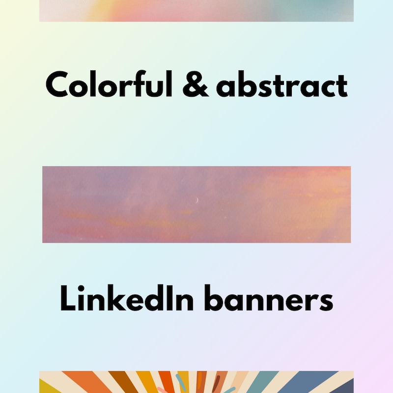 Linkedin Banners - Etsy