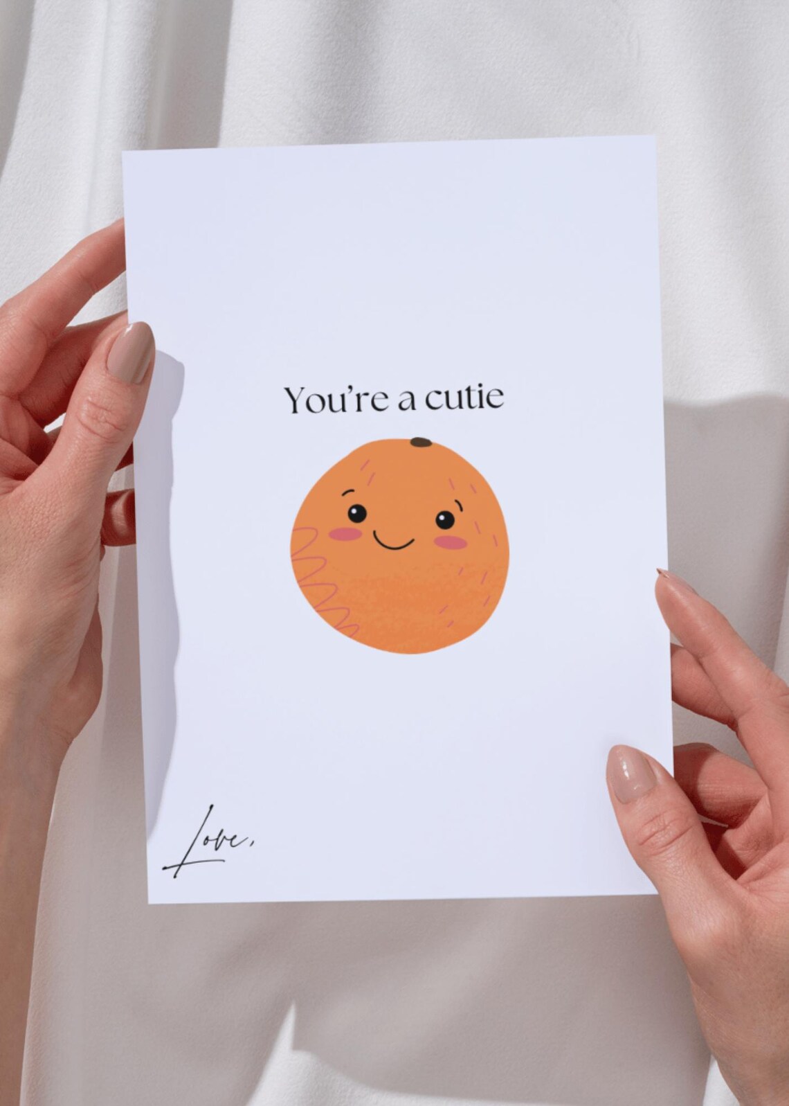 Customizable Cute Card | Foldable and Printable Card | Printable ...