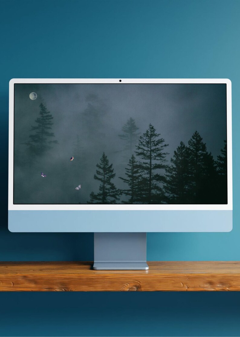 Mystical Forest - Virtual Background for Online Meetings - Etsy Australia