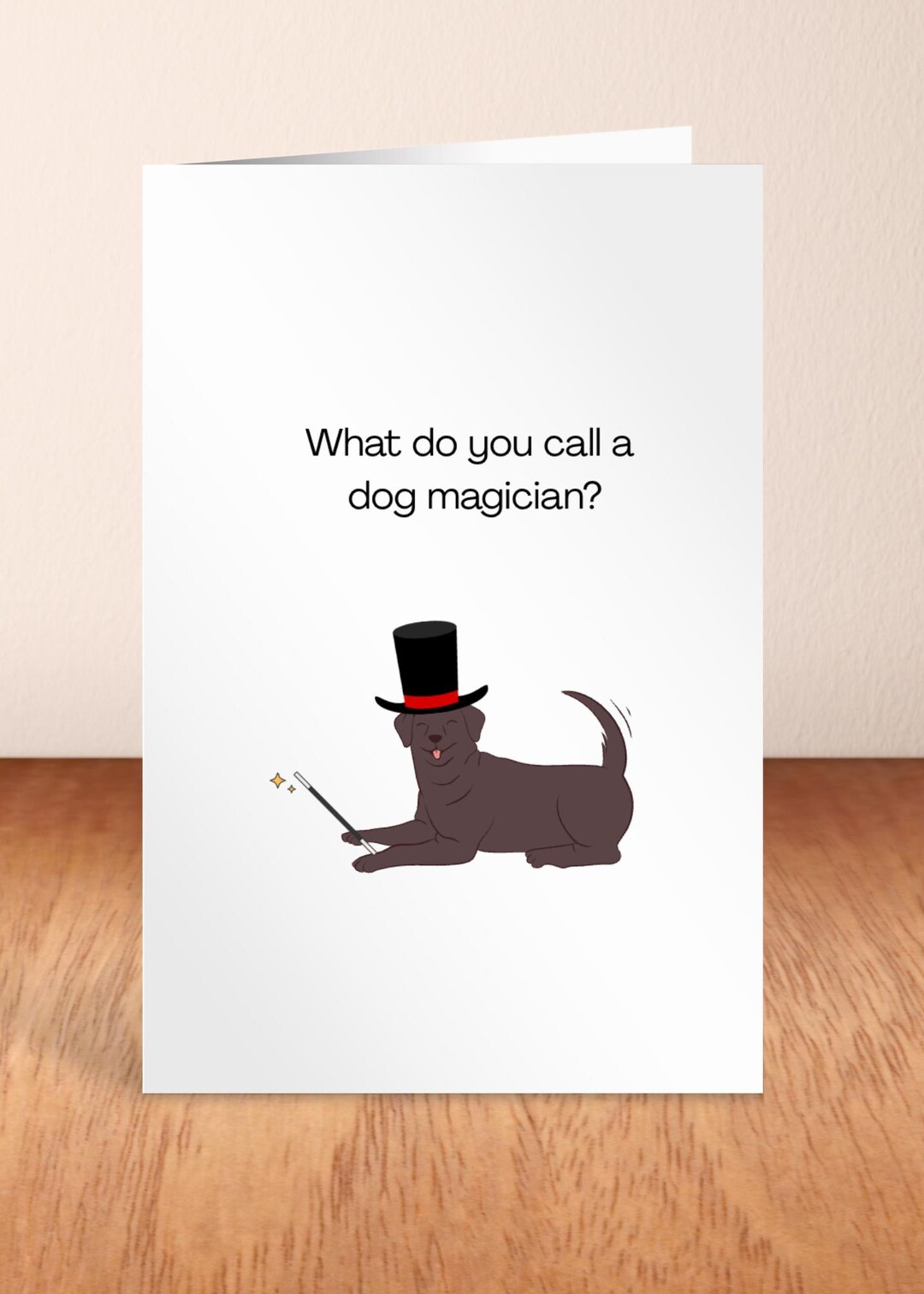 Funny Multi Purpose Card - Dog Pun | Physical Card | Card for Any ...