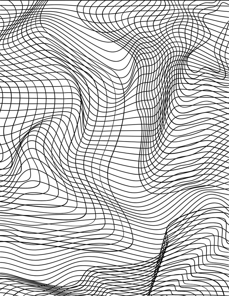 Abstract Coloring Pages Bundle (printable Download) - 18 Designs - Etsy