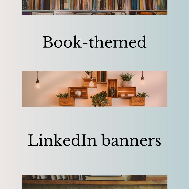 Book Shelf Banners - Etsy
