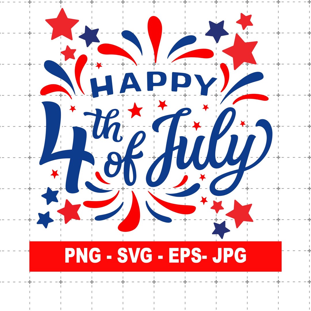 4th of July USA Independence Day SVG PNG Sublimation Designs Digital ...