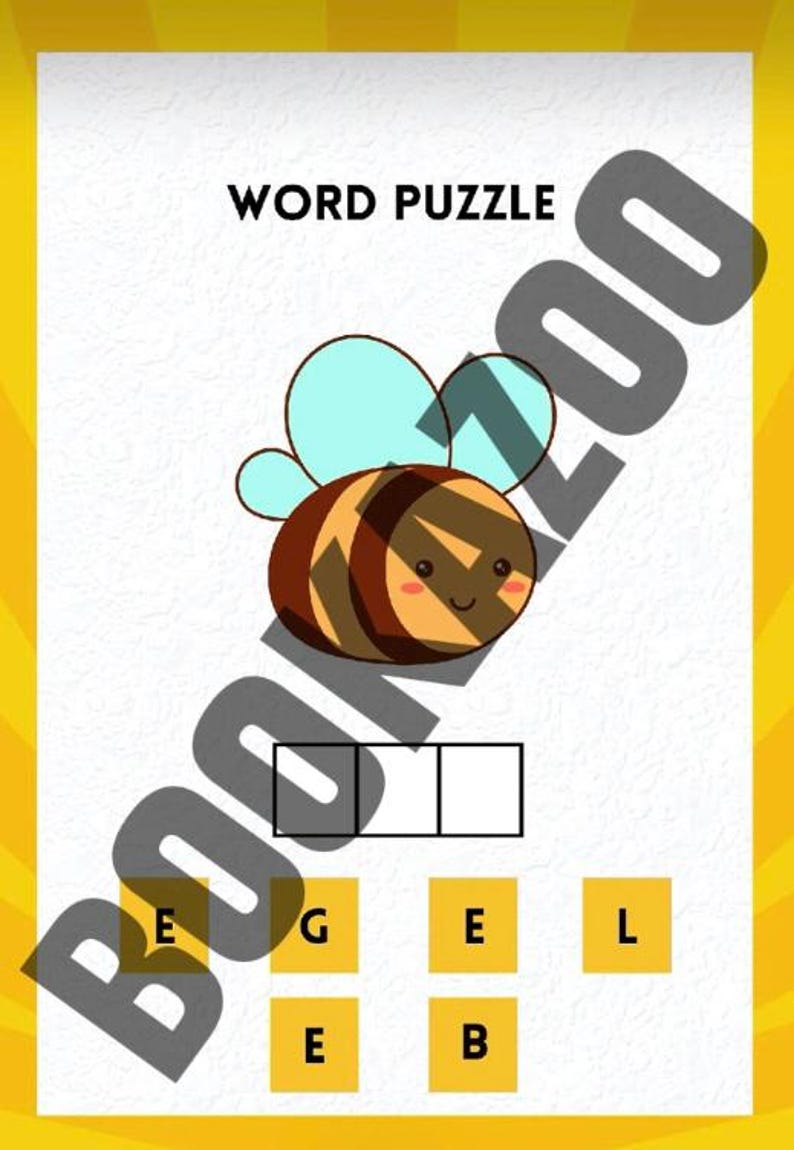 Activity Book for Kids - Etsy