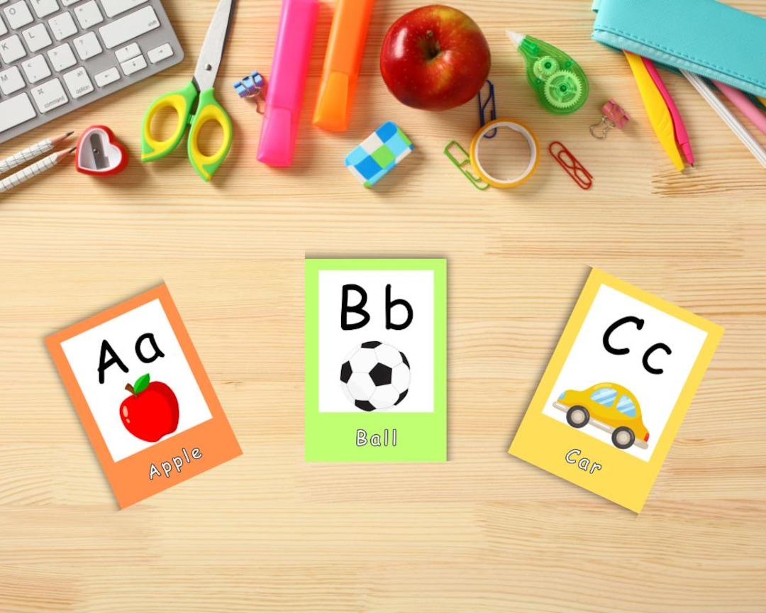 Flash Cards | Digital Downloads | Alphabet | Kids | Learning | School ...