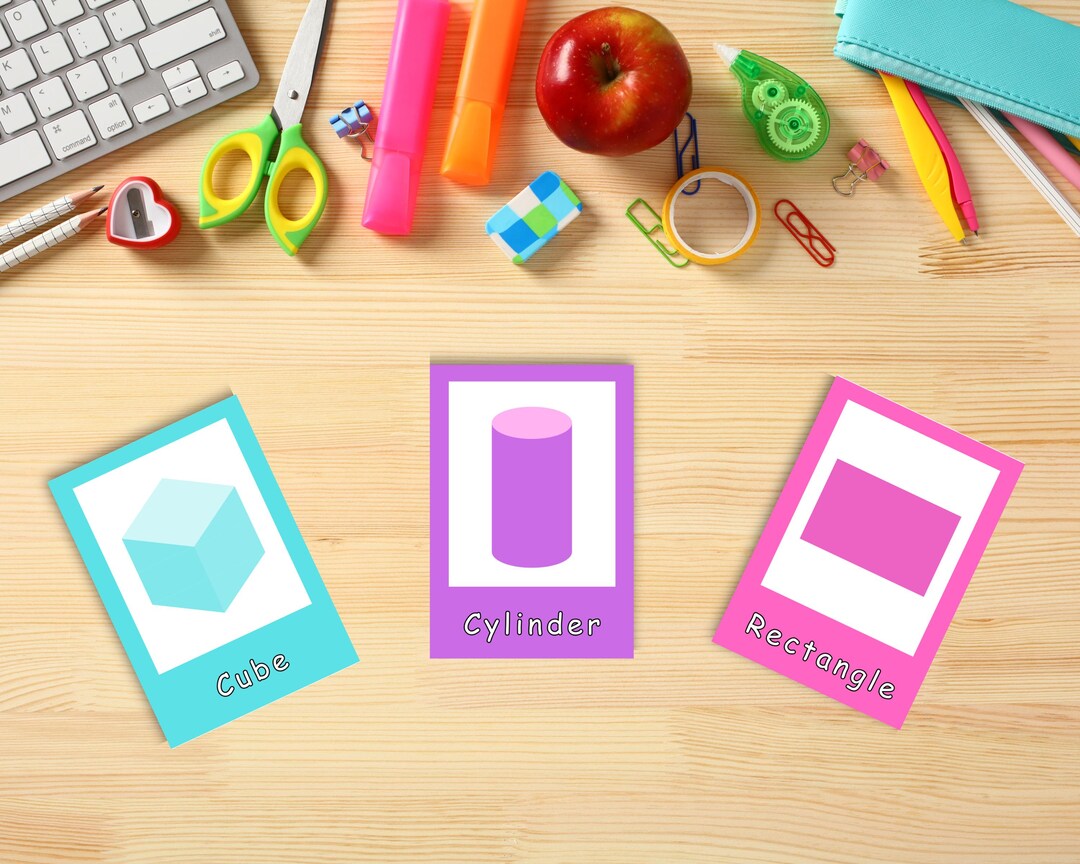 Flash Cards | Digital Downloads | Shapes | Kids | Learning | School ...