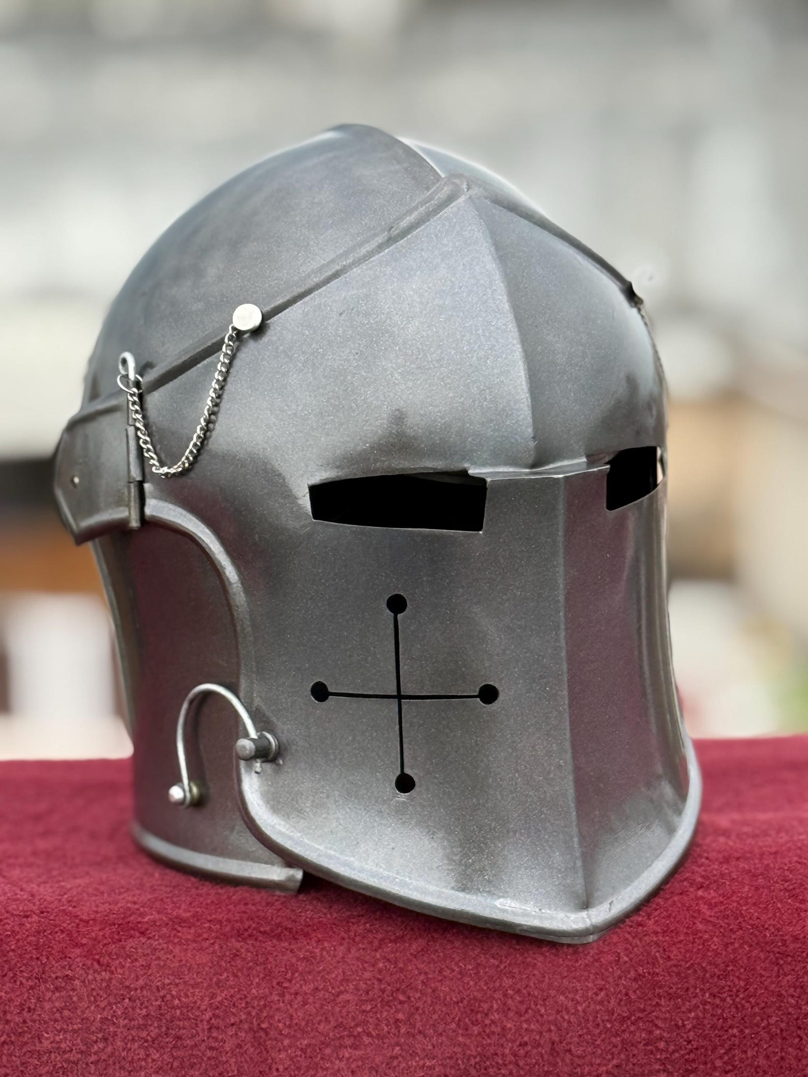 Barbuta Helmet/medieval Knight Armor 18g Mild Steel Helmet/larp Cosplay ...