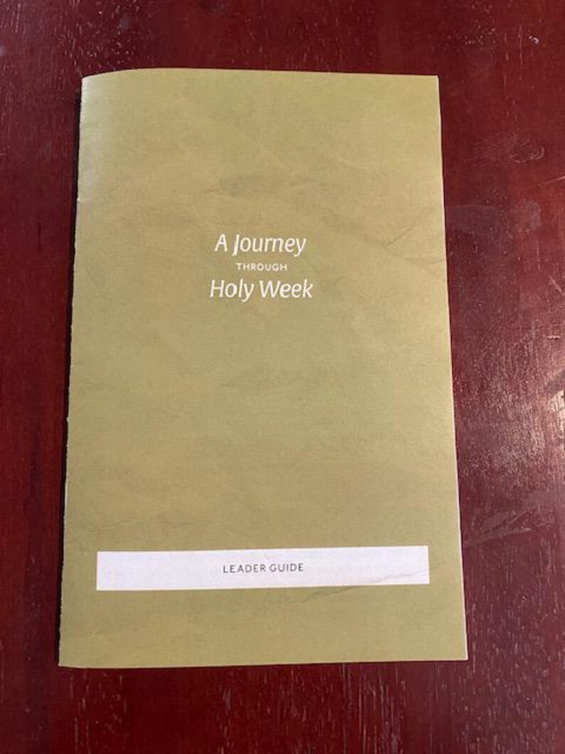 A Journey Through Holy Week is an Interactive, Fun Guided Group ...