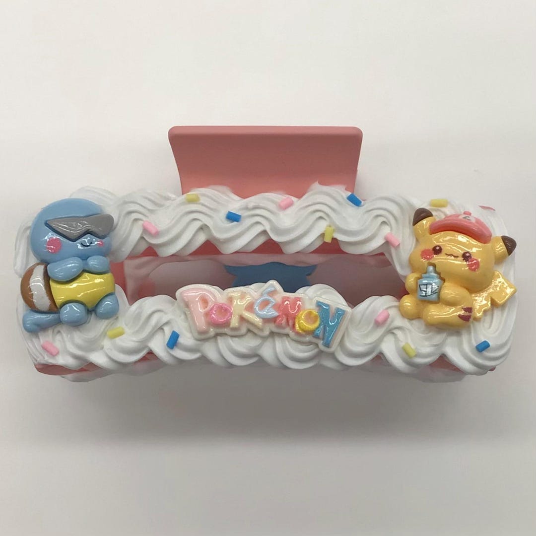 Pokémon Handcrafted Decoden Hair Claw Clip | Hair Clip | Unique Gift ...