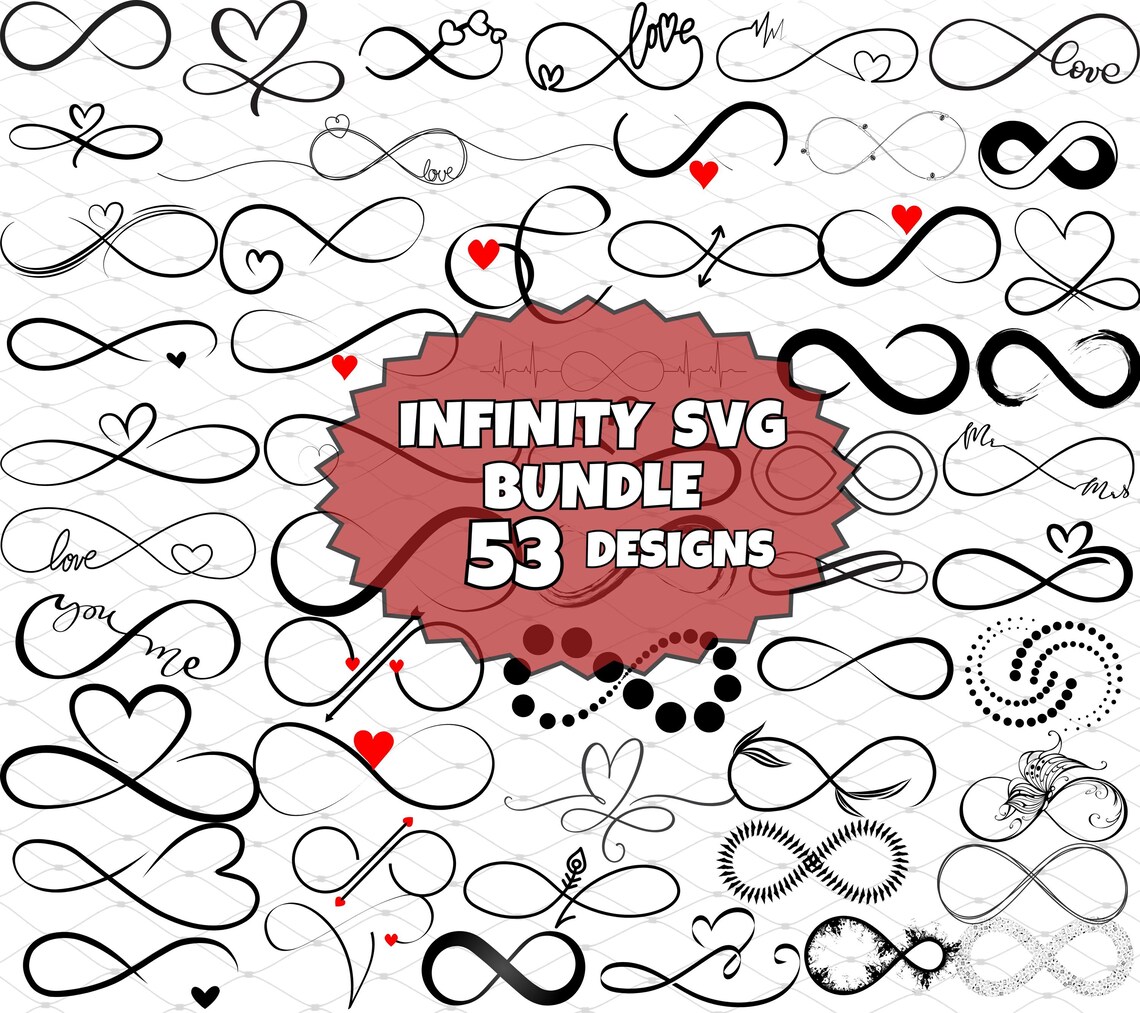 Infinity Symbol SVG, Infinity PNG Bundle, Infinity Clipart, Infinity ...