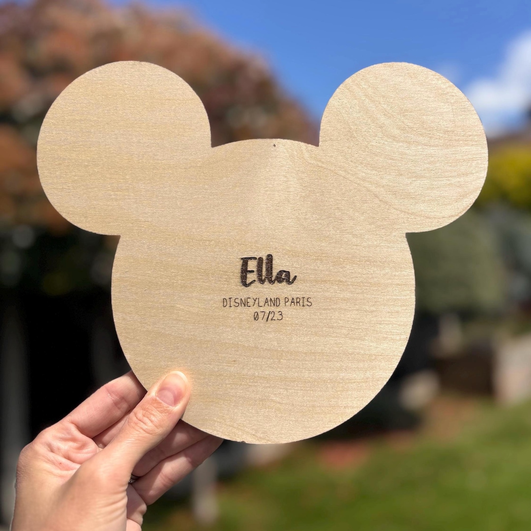 Personalised Disney Inspired Wooden Autograph Board | Character ...