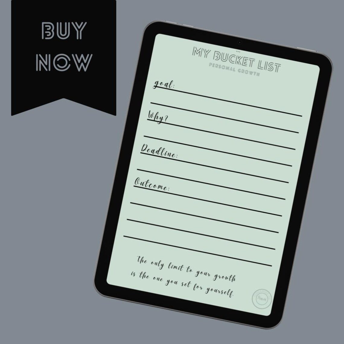 Printable Personal Growth Bucket List Template - Etsy